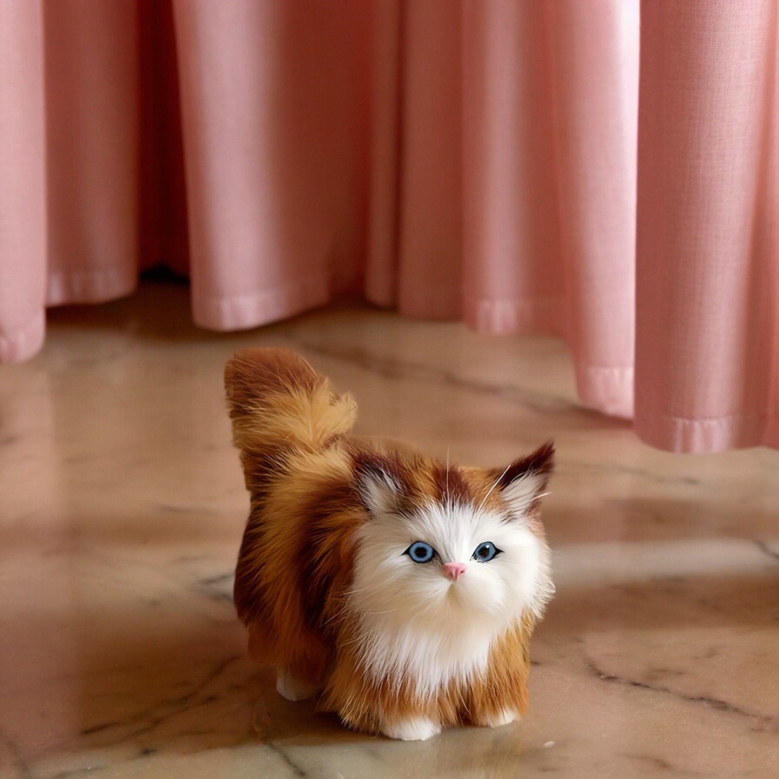 Simulation Cat Plush Cute Simulation Cat Realistic Cat Plush Realistic ...