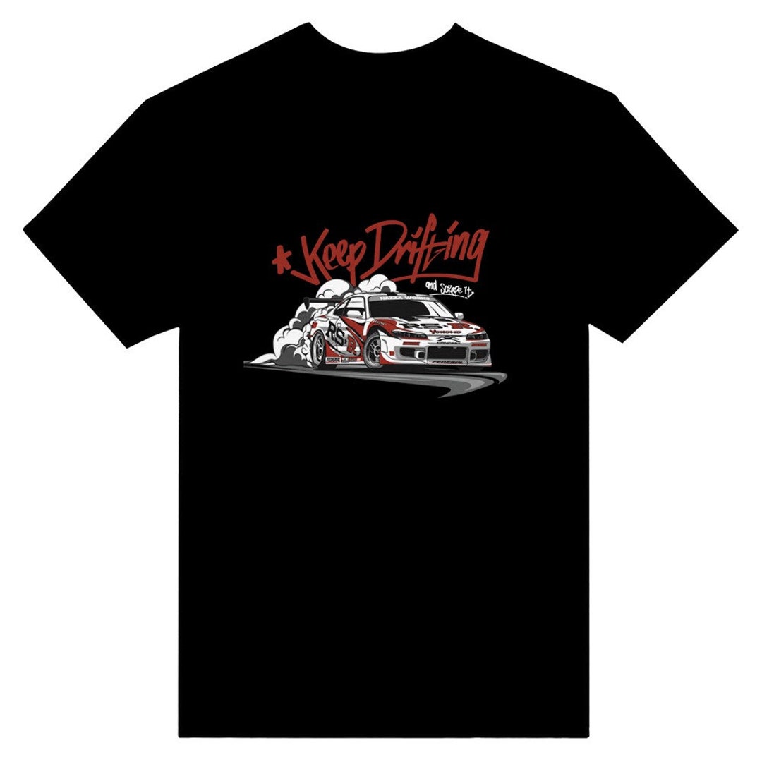 T-shirt épais unisexe Drift Club x Keep Drifting S15 - Etsy France