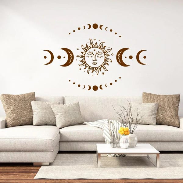 Celestial Wall Decals - Etsy