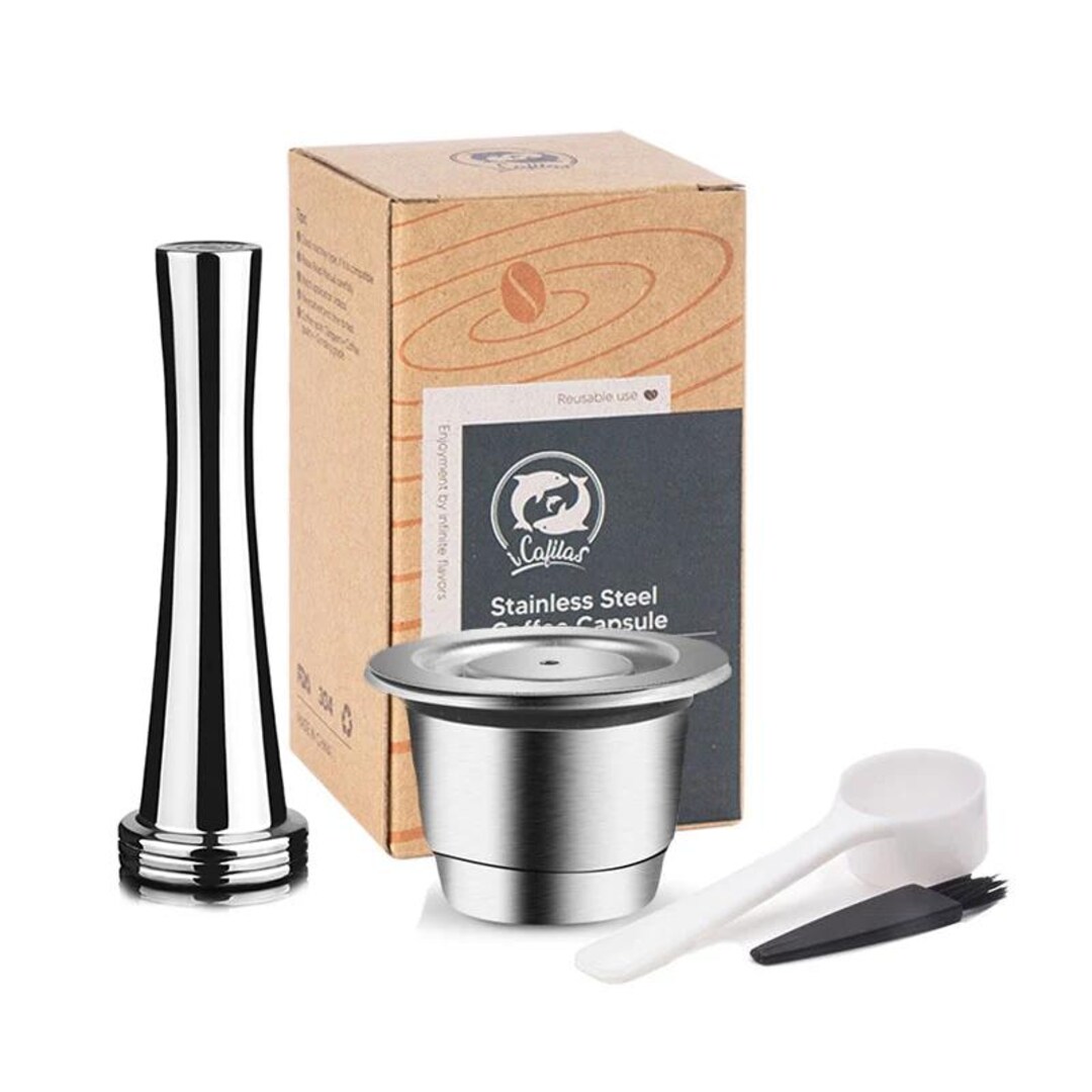 Reusable Capsule Nespresso Coffee Filter Stainless Steel Accessorie ...