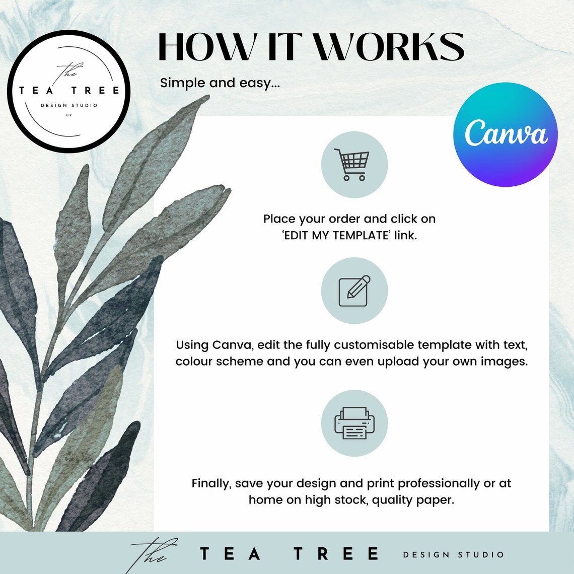 Editable Tag Template | Custom Gift Tag | Instant Download Printable ...