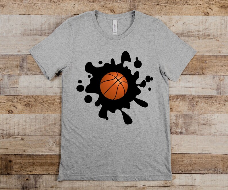 Paint Blob Basketball SVG, PNG and JPG. - Etsy