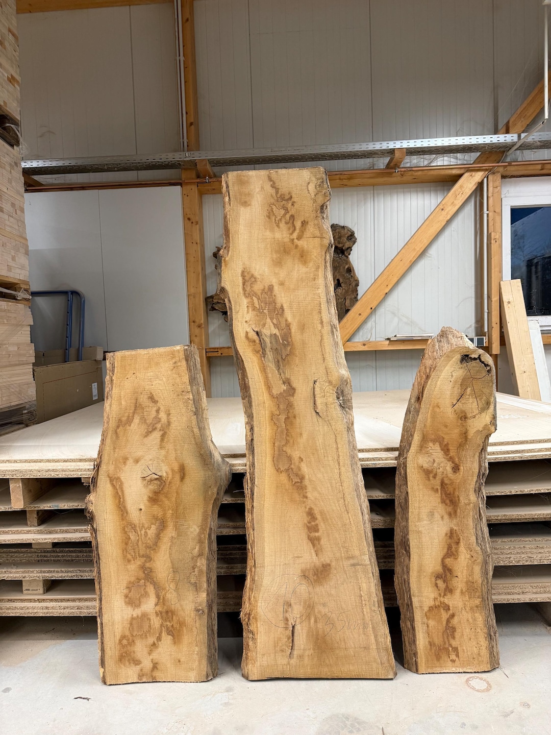 Oak Planks Cut to Size - Live Edge - Oak Floorboards - Untreated Wooden ...
