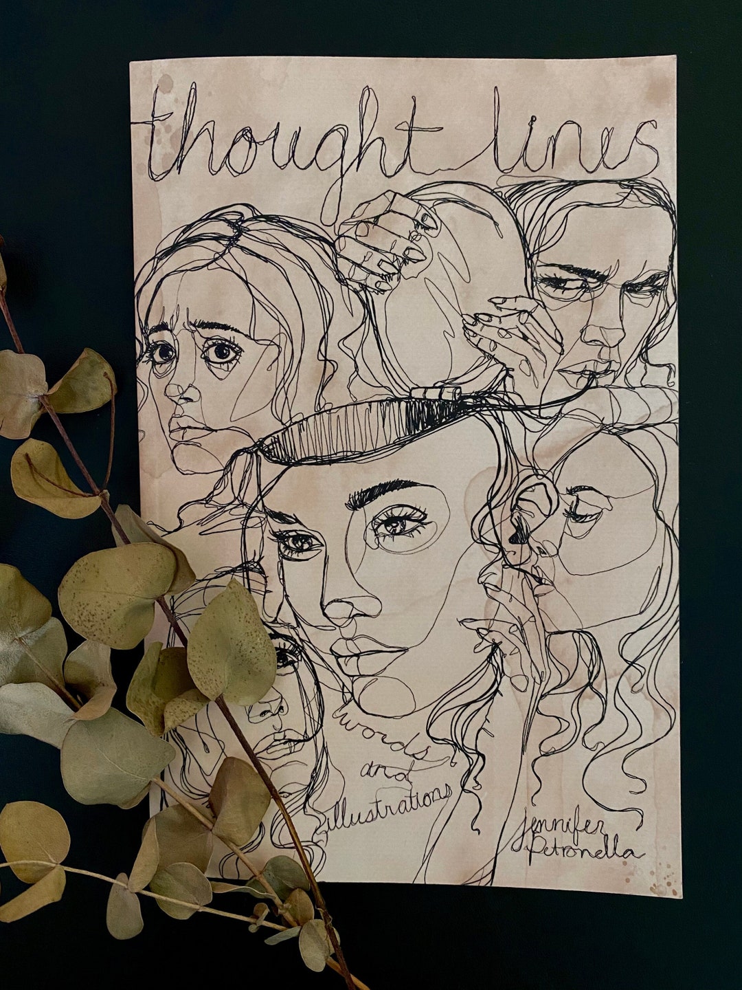 Thought Lines Poetry Book: Words and Illustrations - Etsy