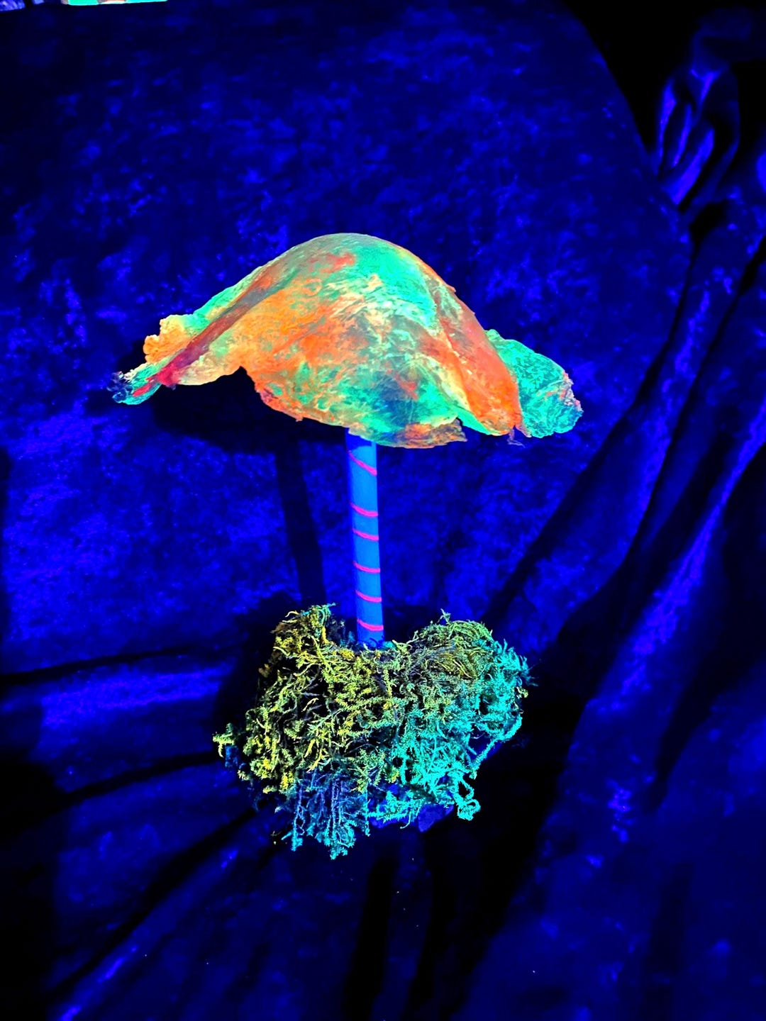 Magic UV Blacklight Active Mushroom Unique, Great Gift, Psychodelic - Etsy