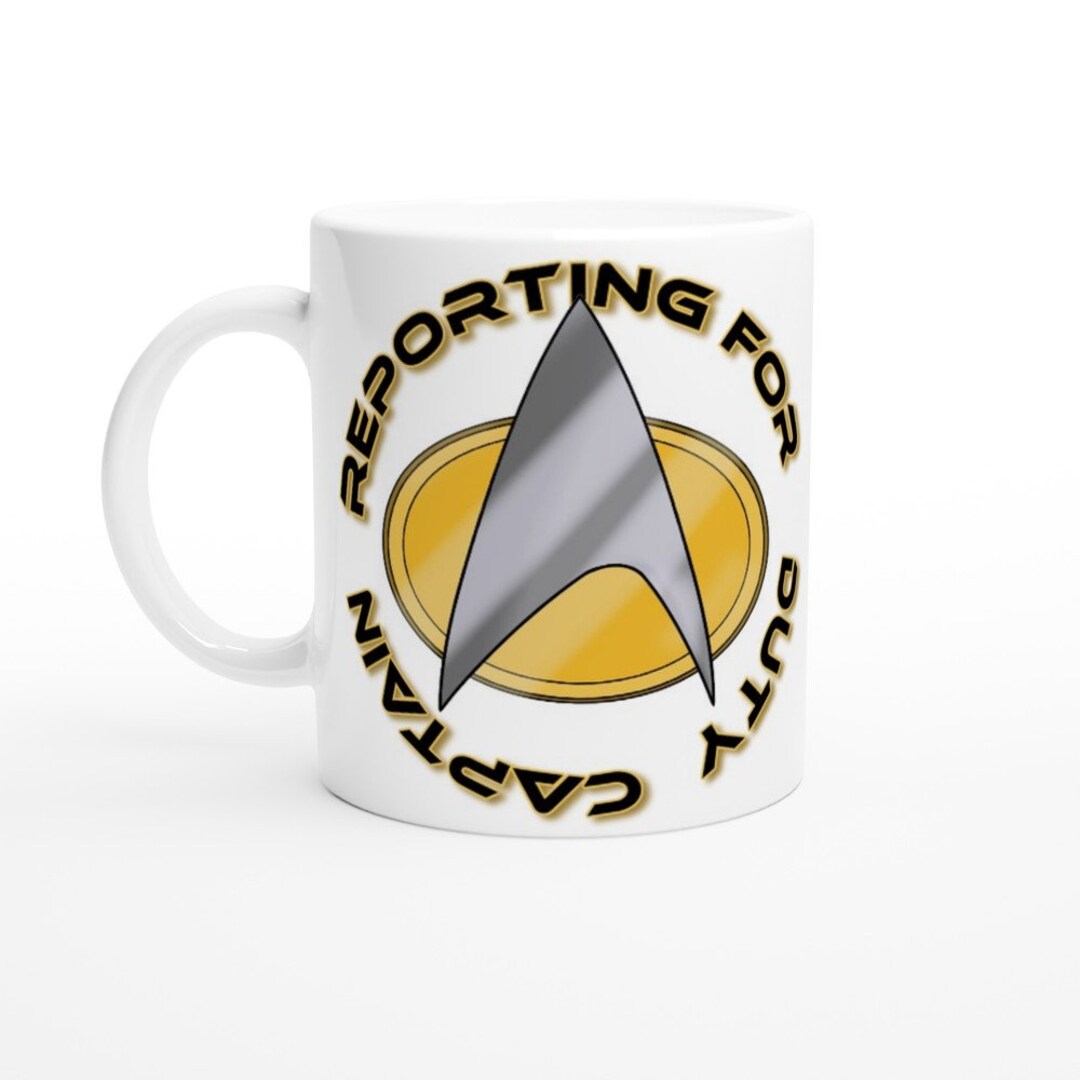 Comm Badge Mug, Star Trek Gifts, Mug for Geeks, Mr Spock, Gifts for ...