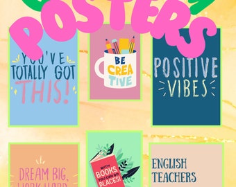 Values Posters Classroom Decor - Etsy