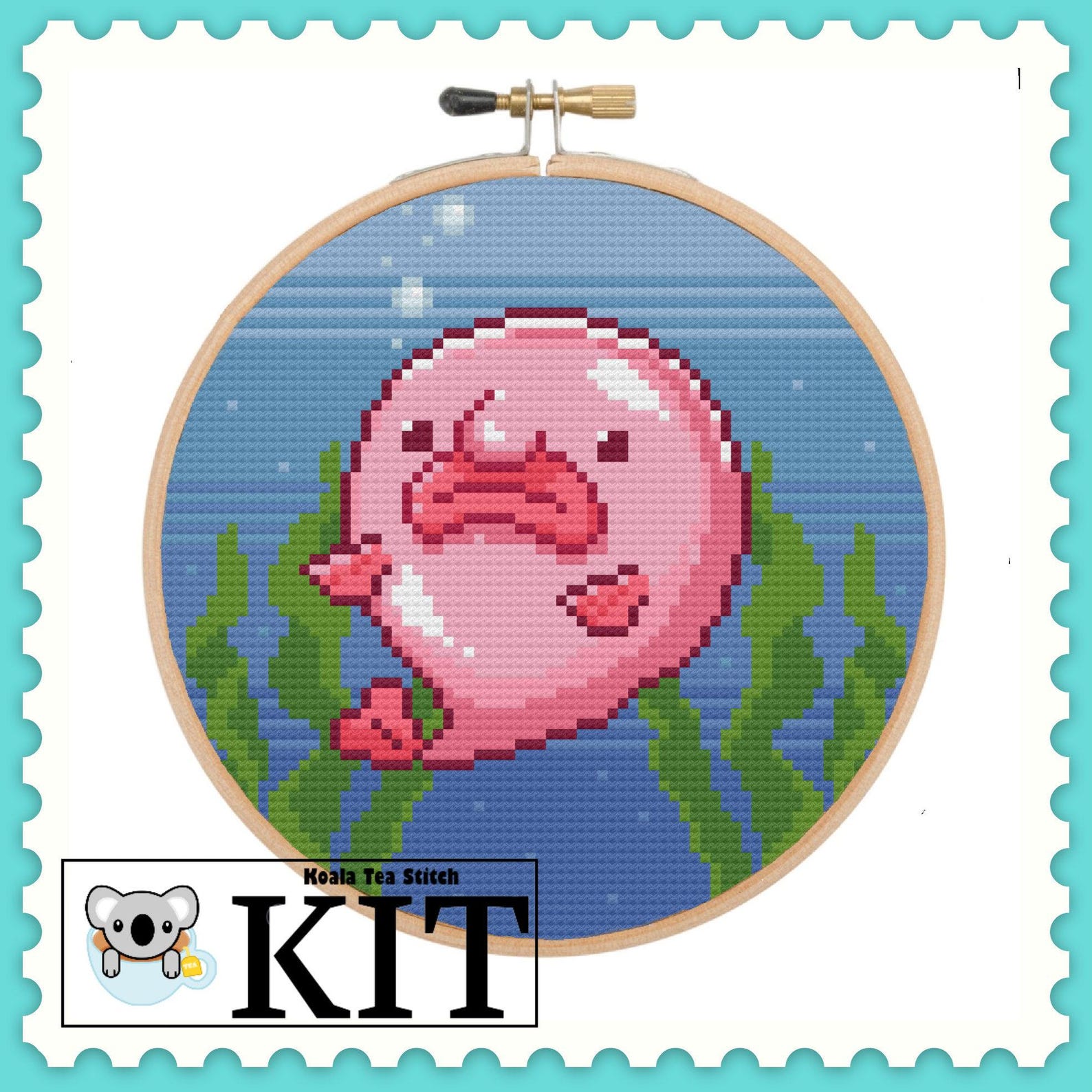 Blob Fish - Sealife Collection - Cross Stitch Kit - Etsy