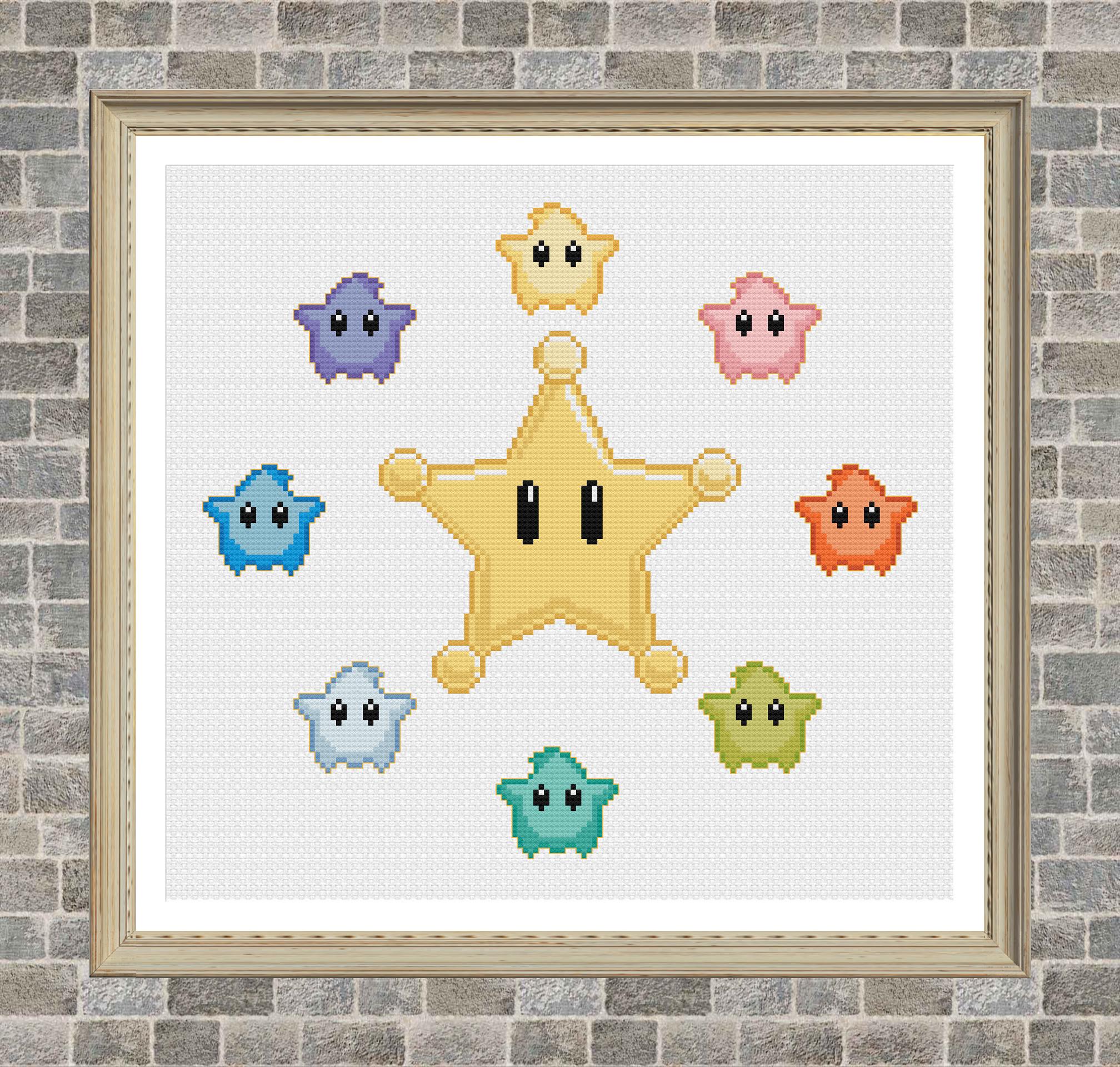 Luma Rainbow - Super Mario Galaxy - Cross Stitch Pattern PDF Download ...