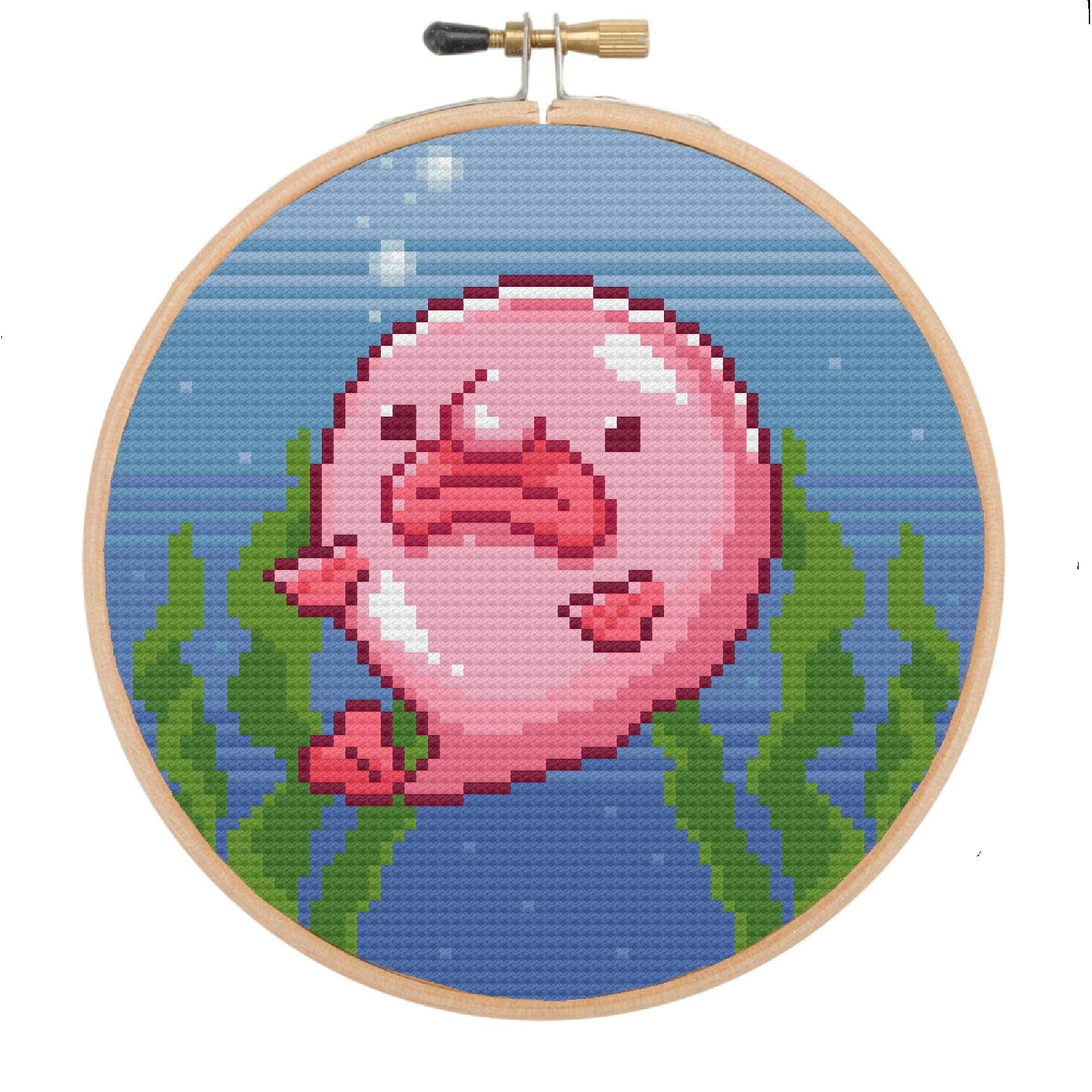 Blob Fish - Sealife Collection - Cross Stitch Kit - Etsy