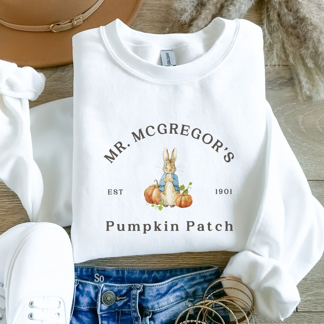 Peter Rabbit Vintage Cottagecore Fall Sweater, Gift for Gardener ...