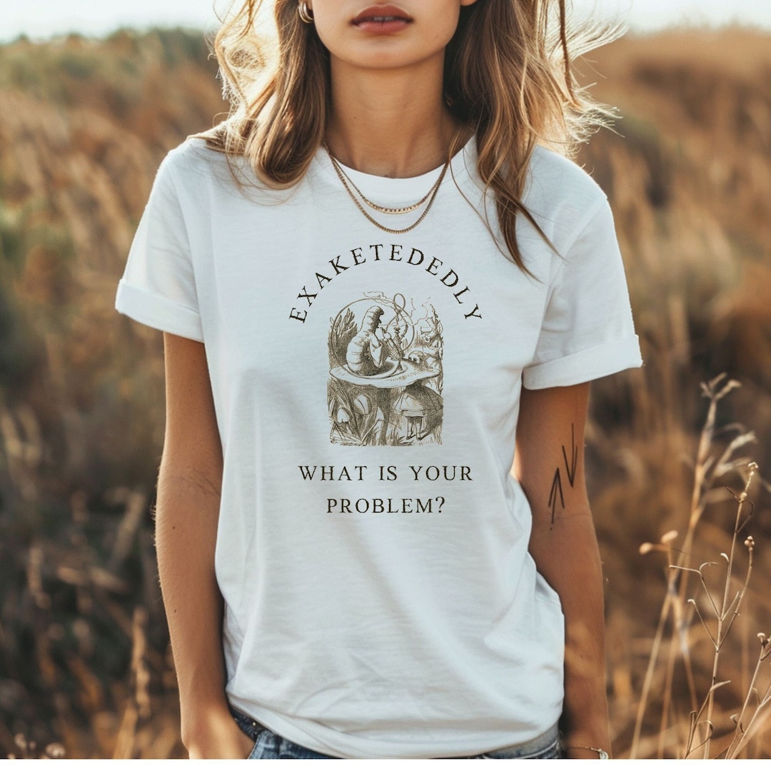 Alice in Wonderland Shirt | Vintage Alice Caterpillar Comfort Colors ...