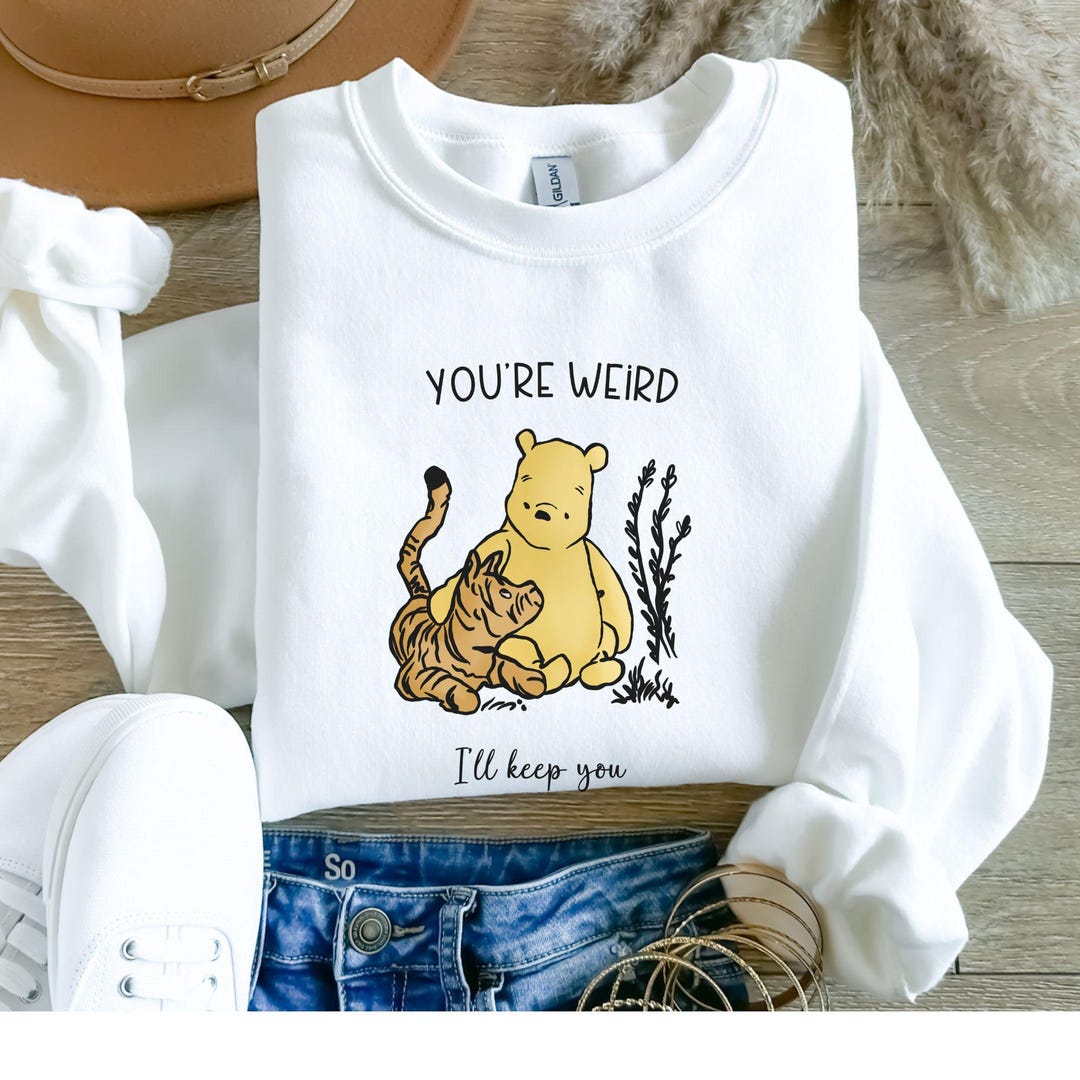 Classic Winnie the Pooh Sweater, Vintage Winnie-the-pooh Jumper, Pooh Tigger Shirt, Winnie Funny ...