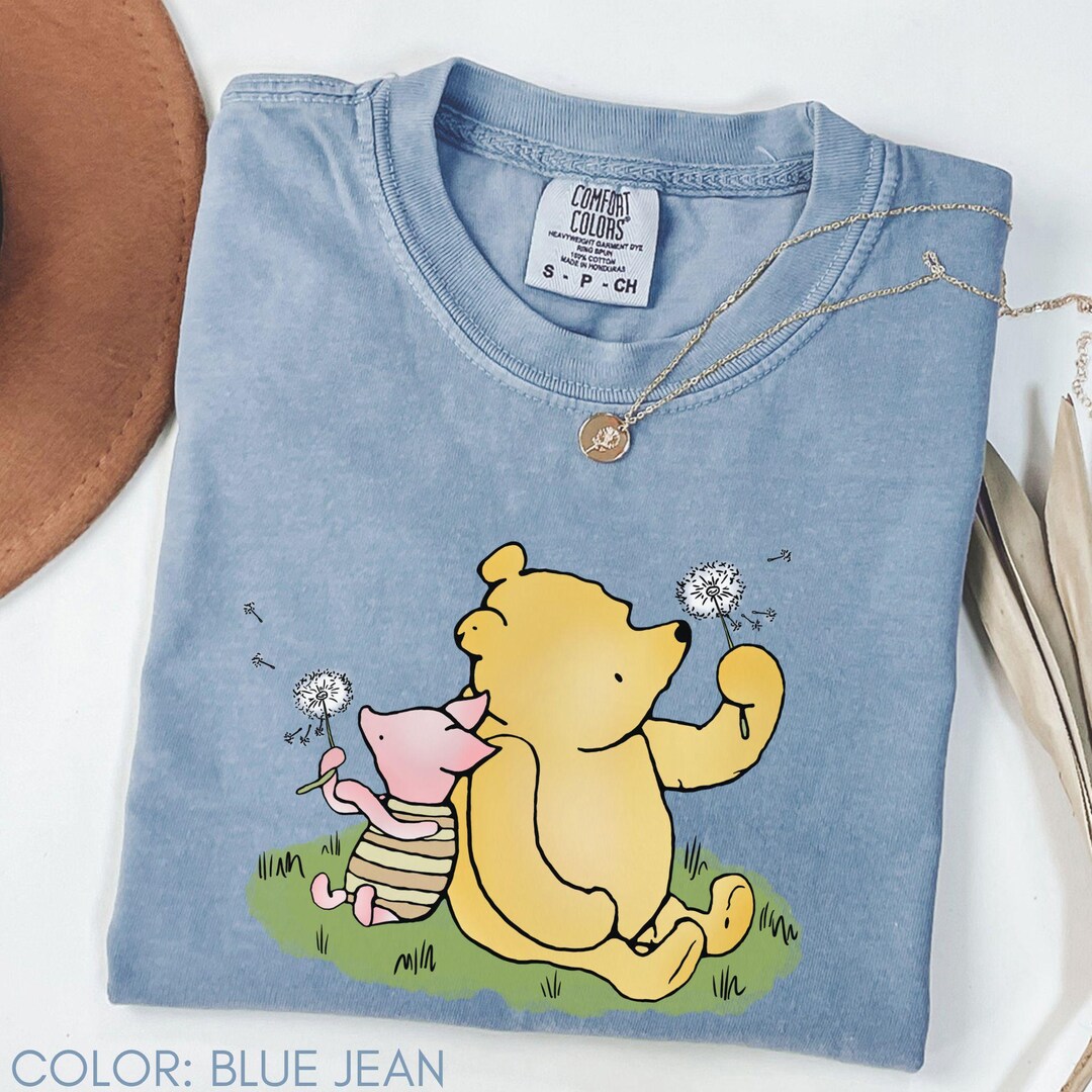 Winny the Pooh Shirt Winnie-the-pooh Comfort Colors Tee Winnie Th Epooh T-shirt Classic Winnie ...