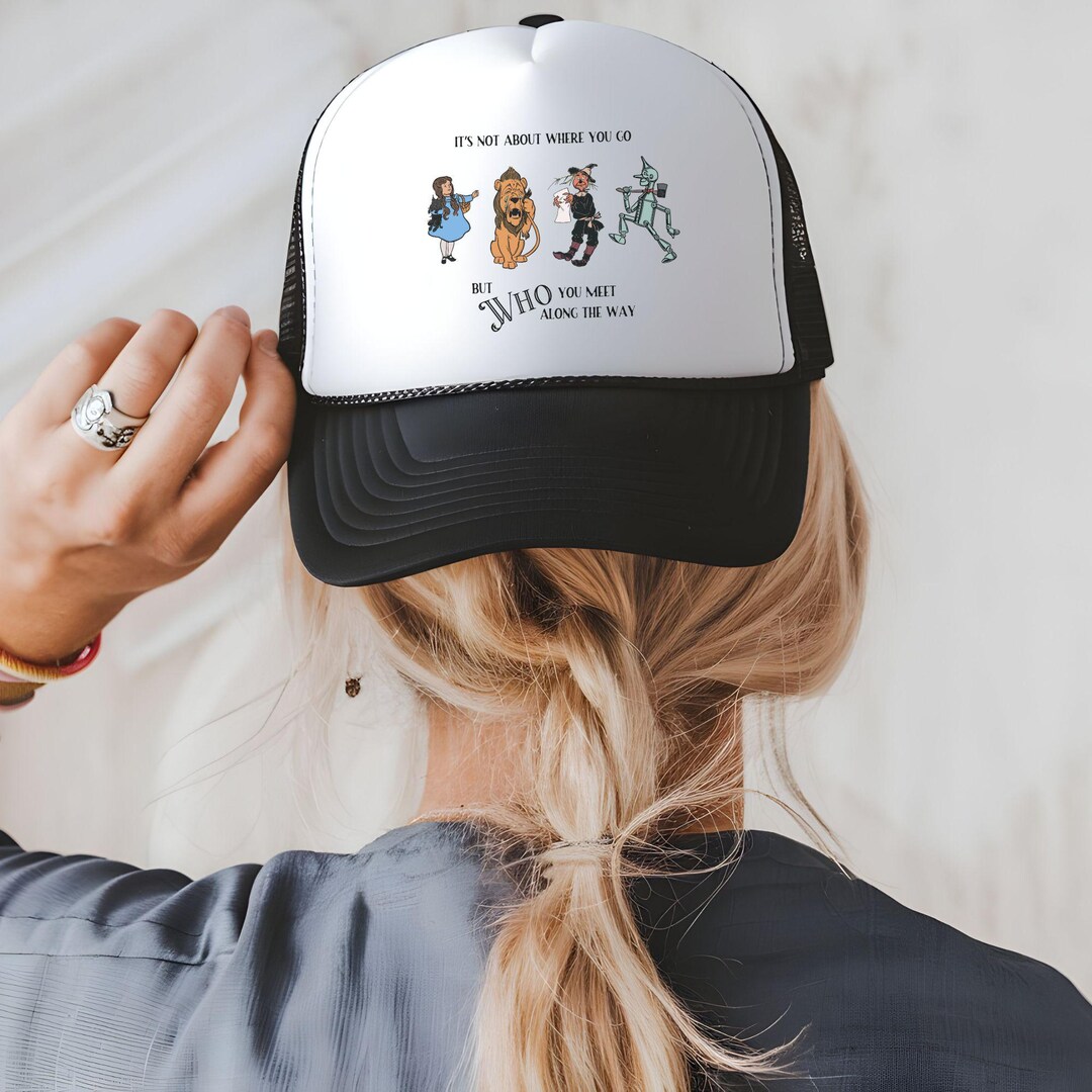 Wizard of Oz Trucker Hat Vintage Wizard of Oz Cap Dorothy Toto Lion ...