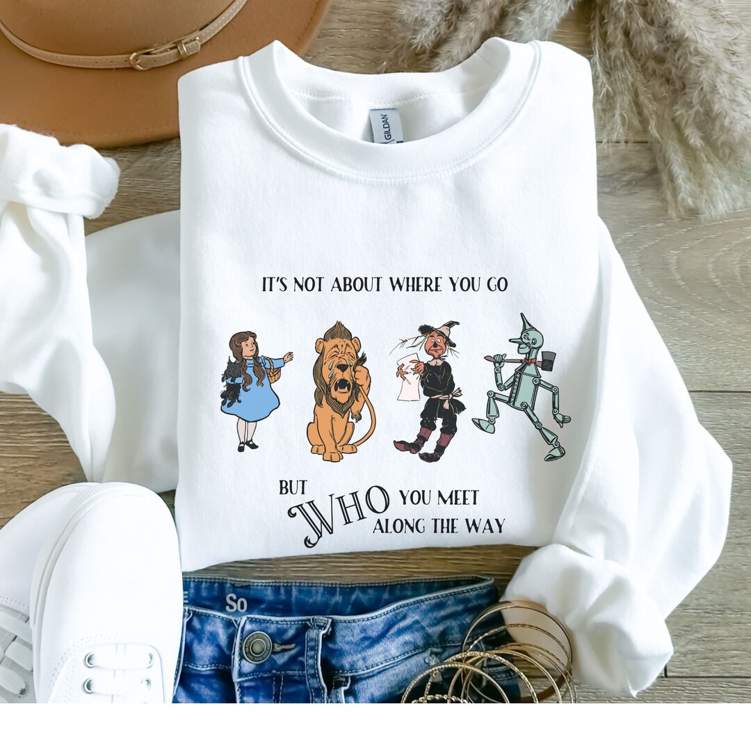 Wizard of Oz Vintage Sweater | Lion Tinman Dorothy Sweater | Sweater ...