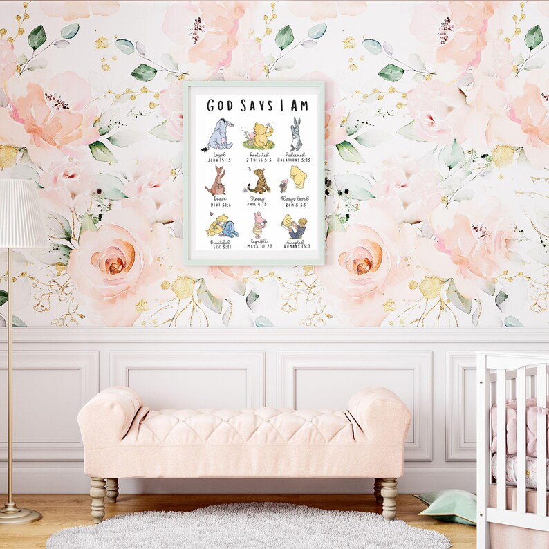 Winny the Pooh Baby Gift Winnie-the-pooh Baby Wall Art Winnie Th Epooh ...