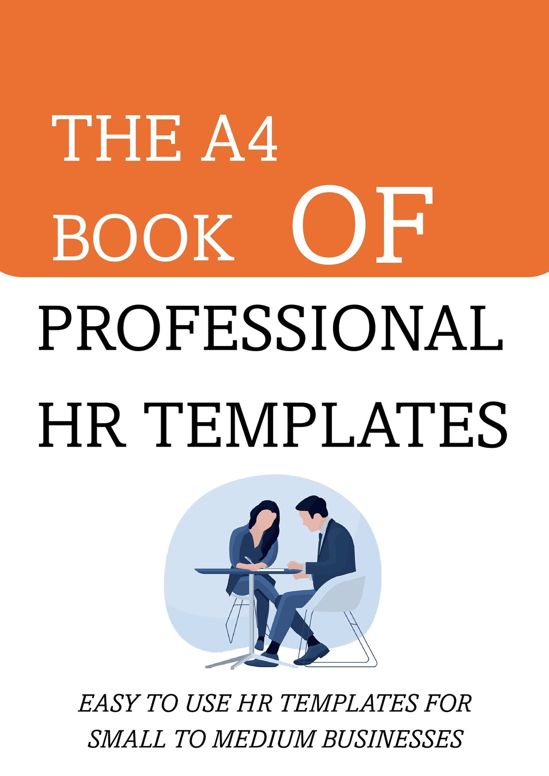 The A4 Book of Professional HR Templates - Etsy