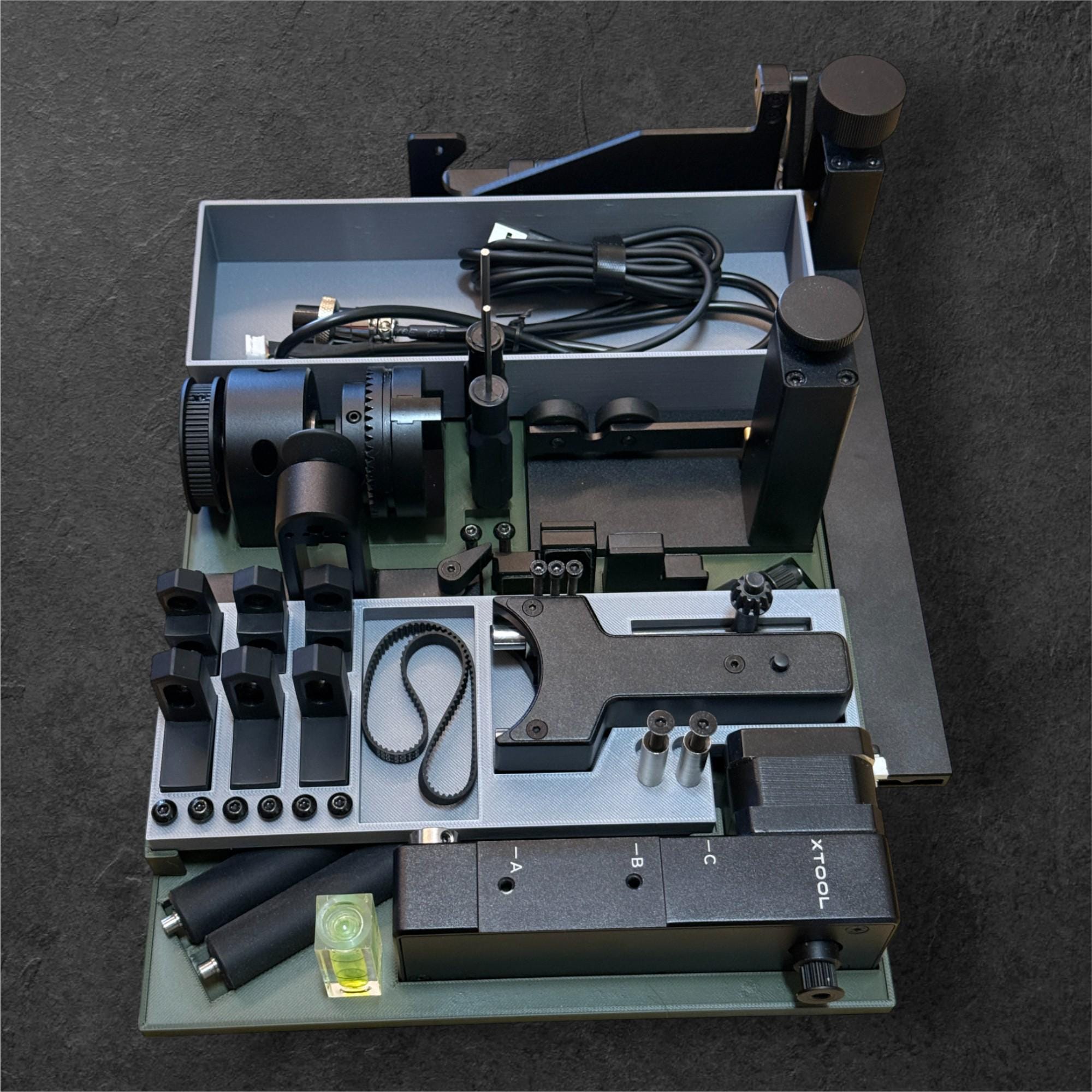 Storage System Suitable for Rotary Pro2 + Extension From Xtool (STL ...