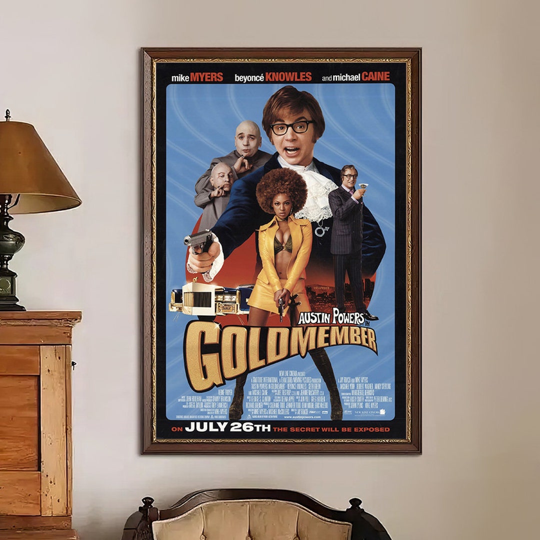 Austin Powers in Goldmember Movie Art Poster, Canvas, Movie Poster ...