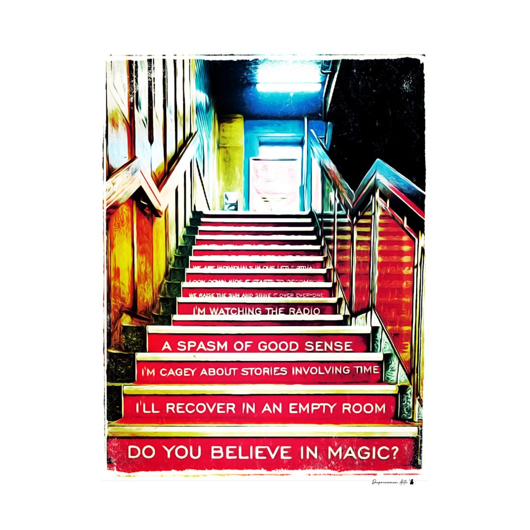 Barrowland Steps - Glasgow Barrowlands - Deepriverman Arts - A4 Print ...