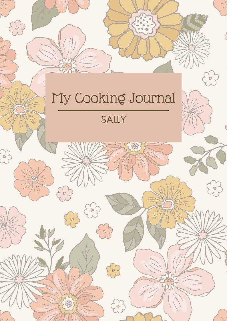 Digital Cooking Journal | Digital RECIPE BOOK, Goodnotes Planner, iPad ...