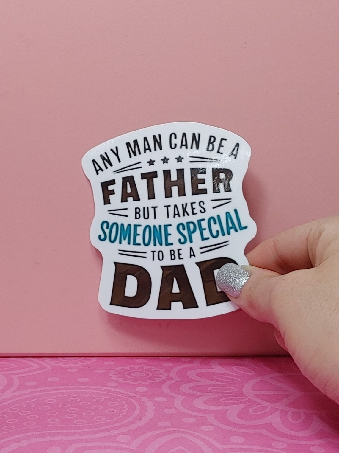 Fathers Day Dad Vinyl Sticker Decal for Water Bottles Laptop Decals ...
