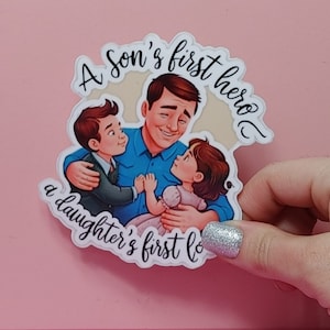 Fathers Day Dad Vinyl Sticker Decal for Water Bottles Laptop Decals ...