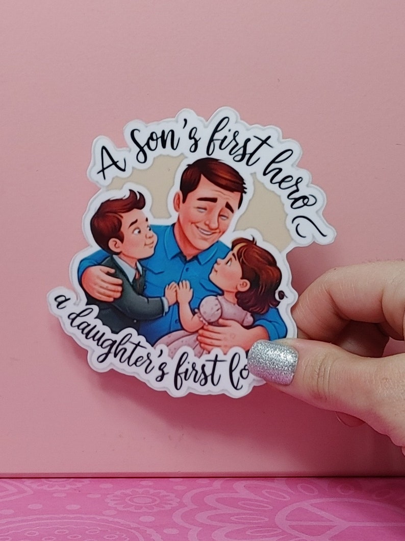 Fathers Day Dad Vinyl Sticker Decal for Water Bottles Laptop Decals ...