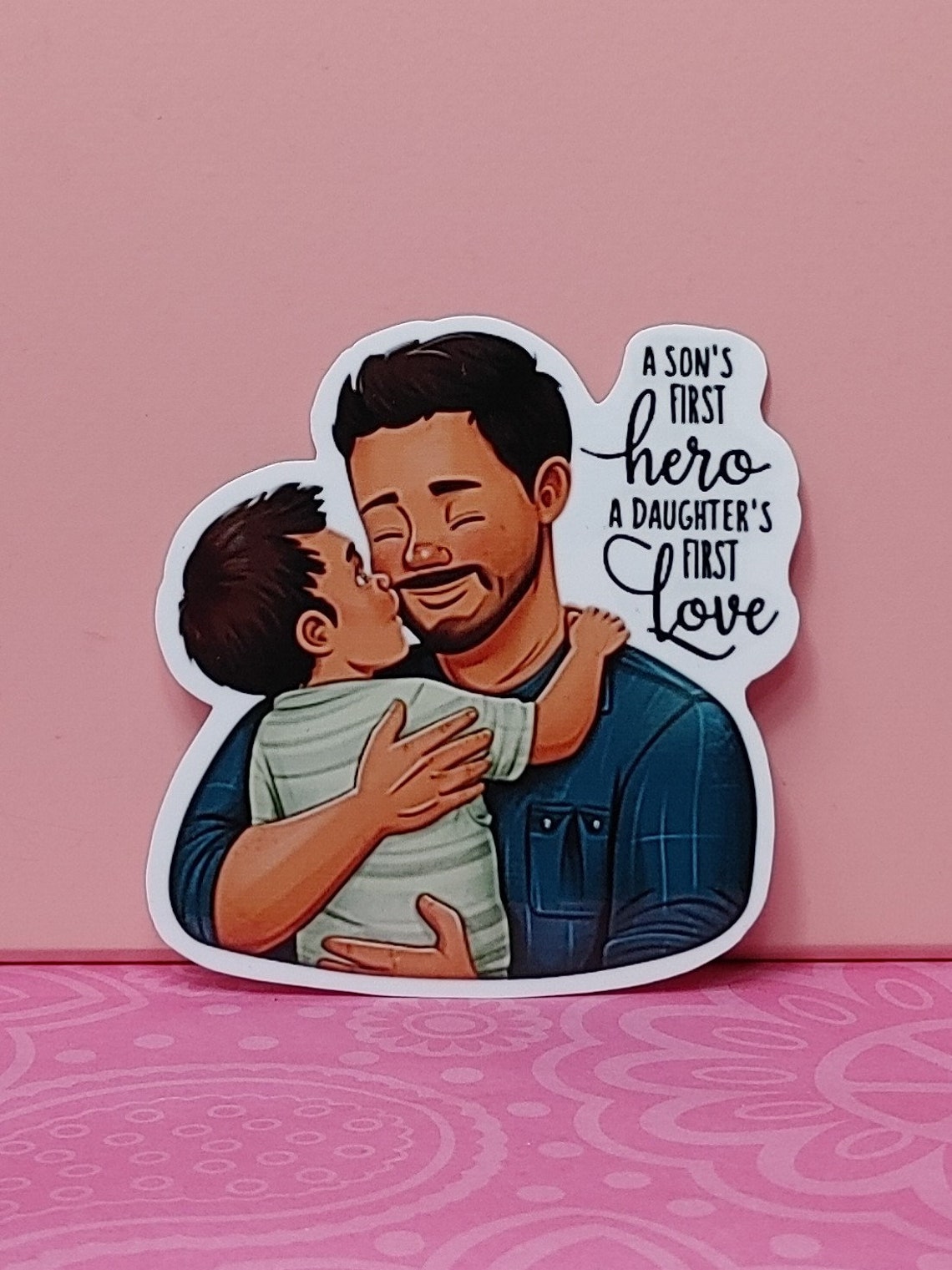 Fathers Day Dad Vinyl Sticker Decal for Water Bottles Laptop Decals ...