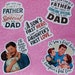 Fathers Day Dad Vinyl Sticker Decal for Water Bottles Laptop Decals ...