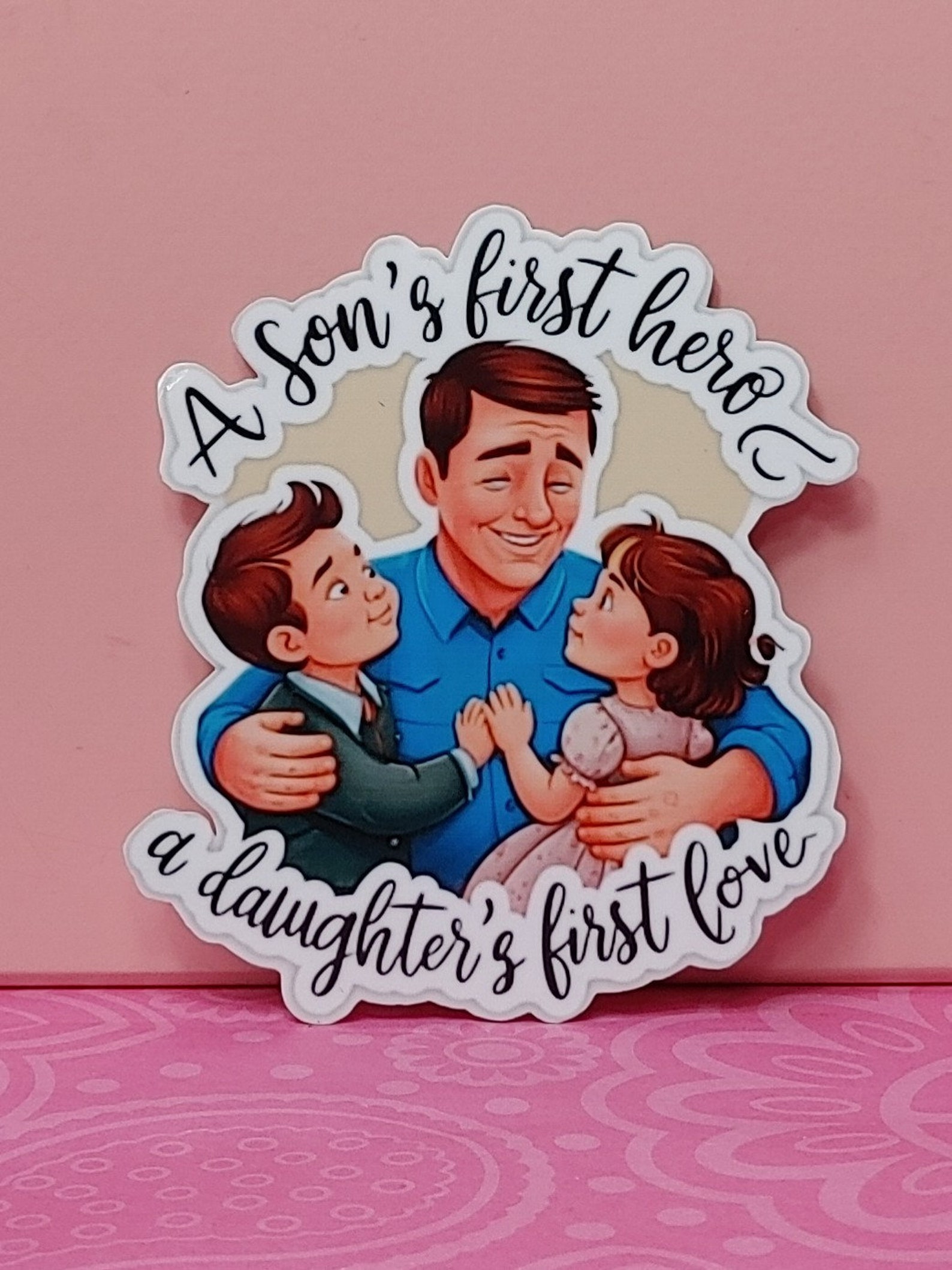 Fathers Day Dad Vinyl Sticker Decal for Water Bottles Laptop Decals ...