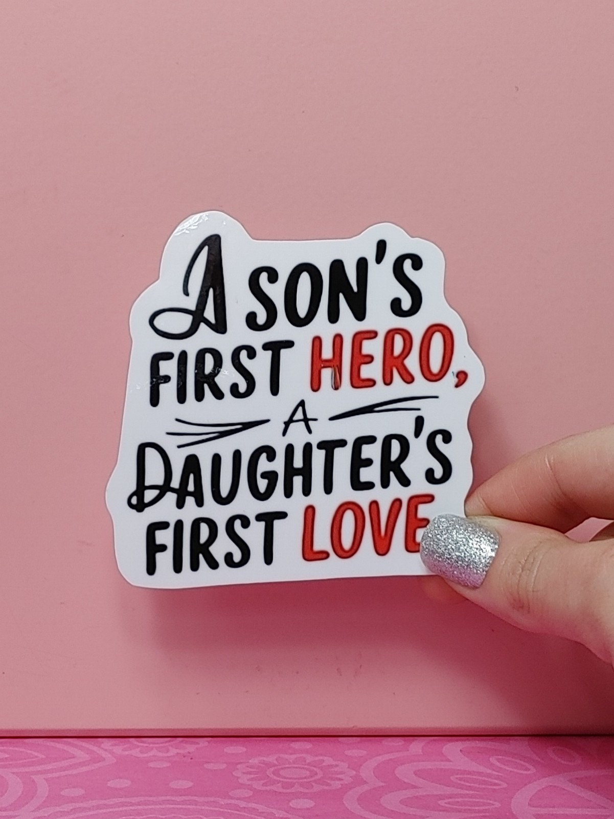 Fathers Day Dad Vinyl Sticker Decal for Water Bottles Laptop Decals ...