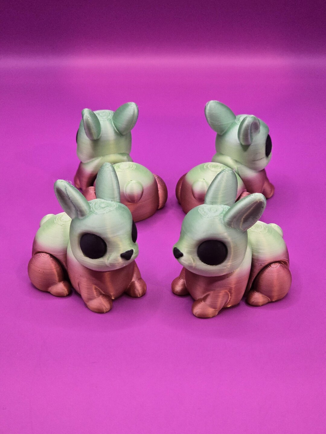 Mini Pastel Bunny – Cute 3D Printed Rabbit Figurine - Etsy