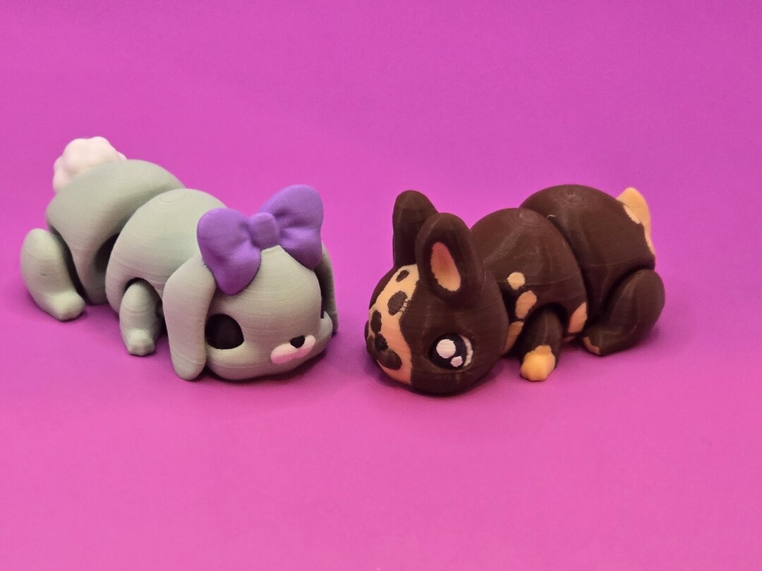 Articulated Bunny Critters – 3D Printed Rabbit Figures (multiple Styles ...