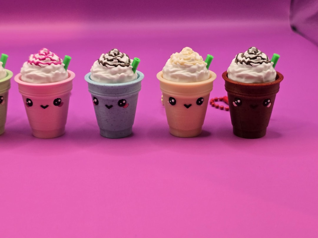 Kawaii Frappuccino Keychains - Cute Coffee Lovers Gift - Etsy