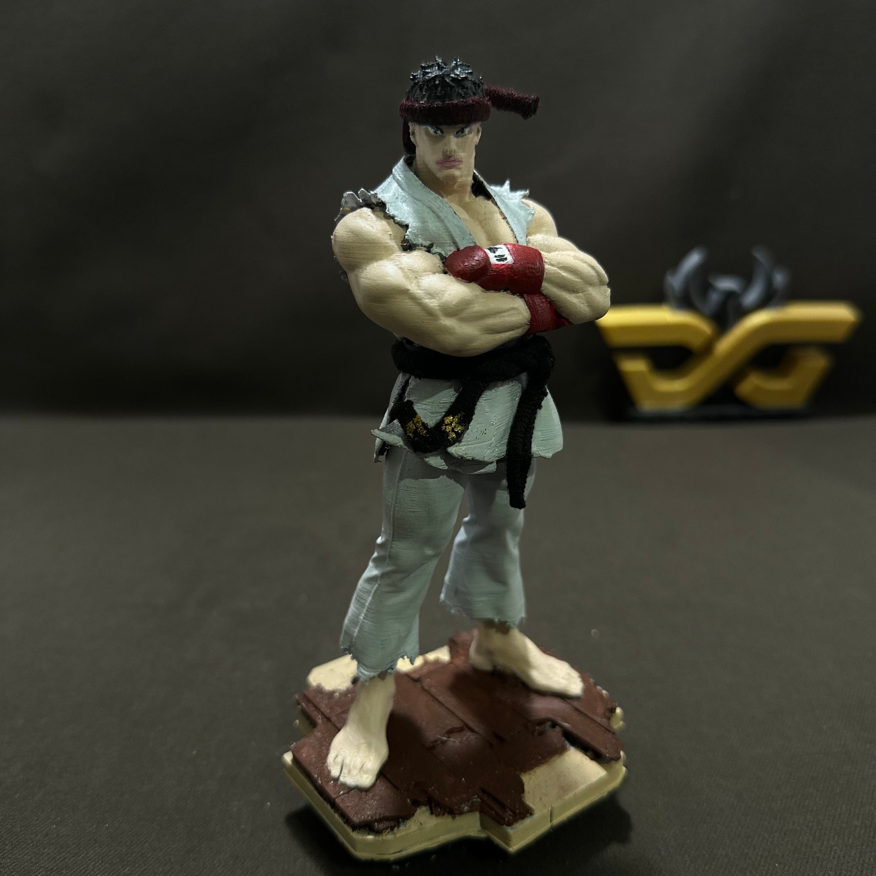 Handcrafted Tekken Ryu Figure Collectible Gaming Statue, High Quality ...