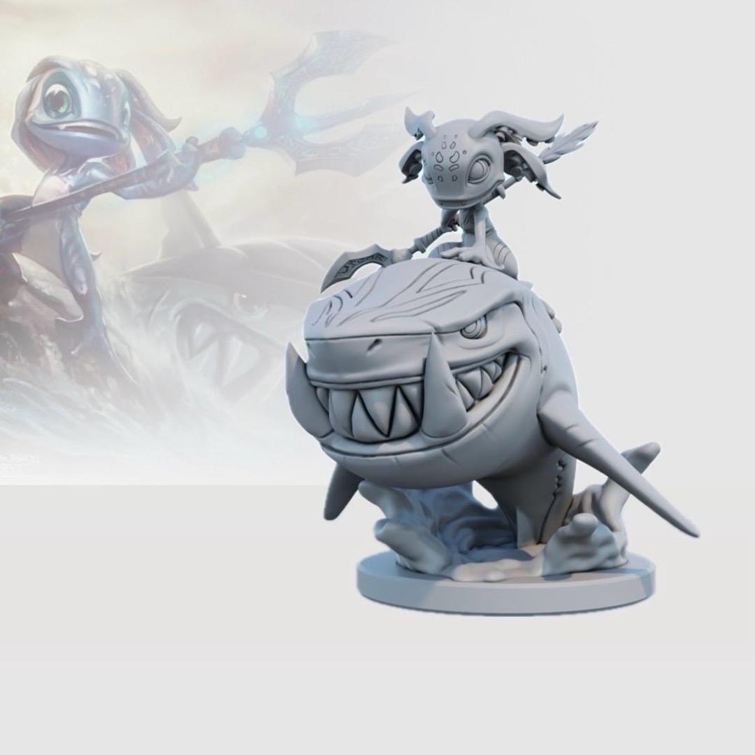 Fizz League of Legends 3D Printed Figurine Custom Fizz Lol Collectible ...