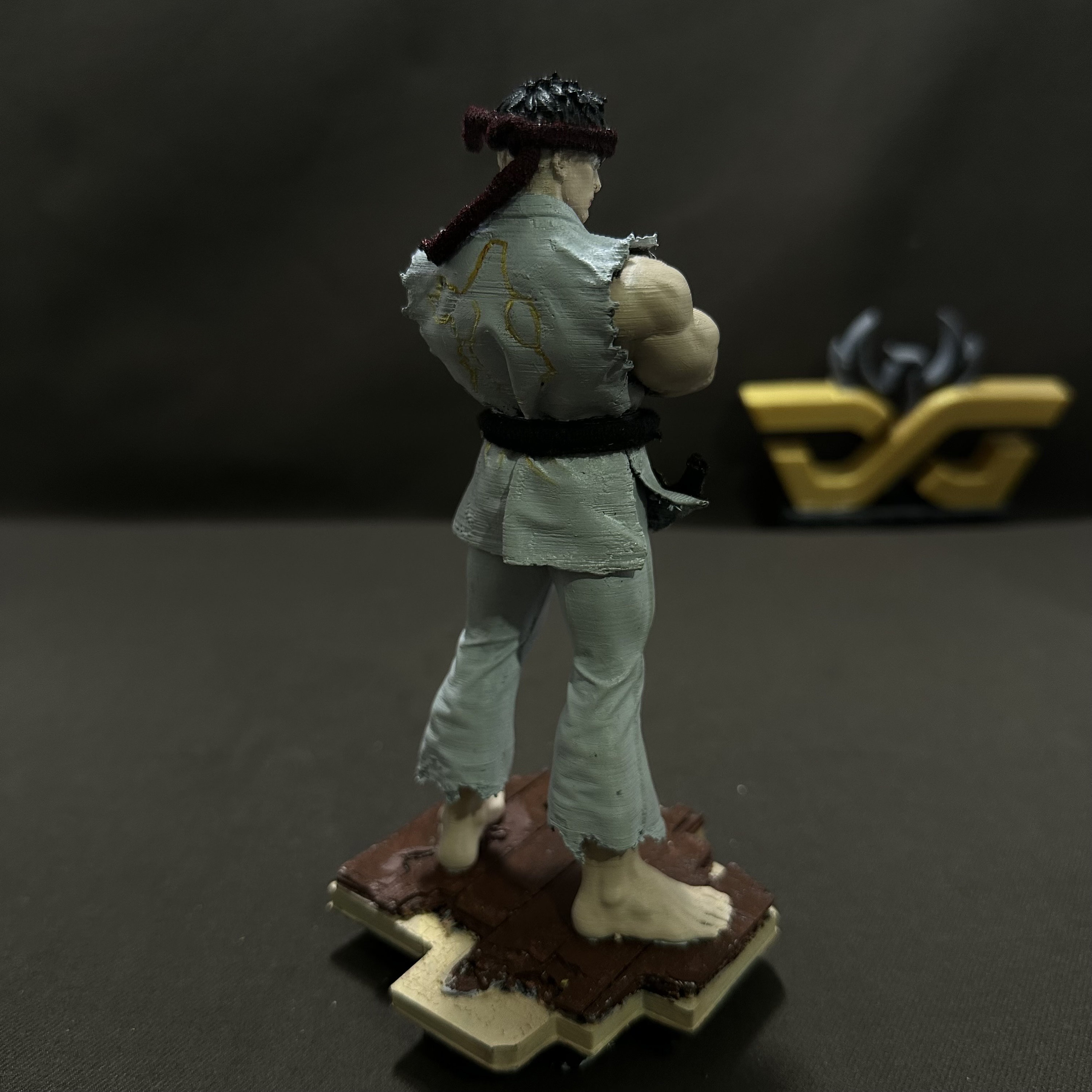 Handcrafted Tekken Ryu Figure Collectible Gaming Statue, High Quality ...