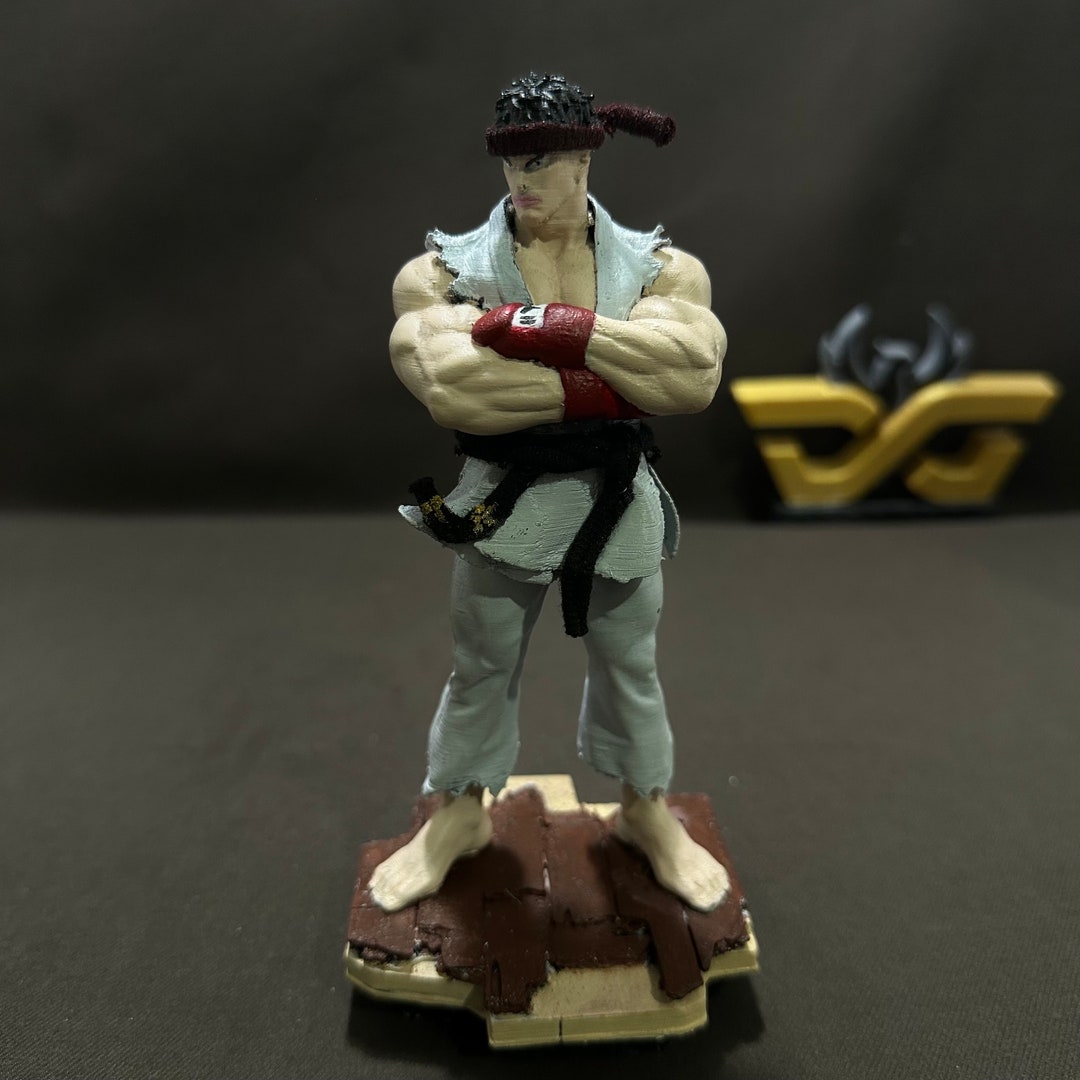 Handcrafted Tekken Ryu Figure Collectible Gaming Statue, High Quality ...