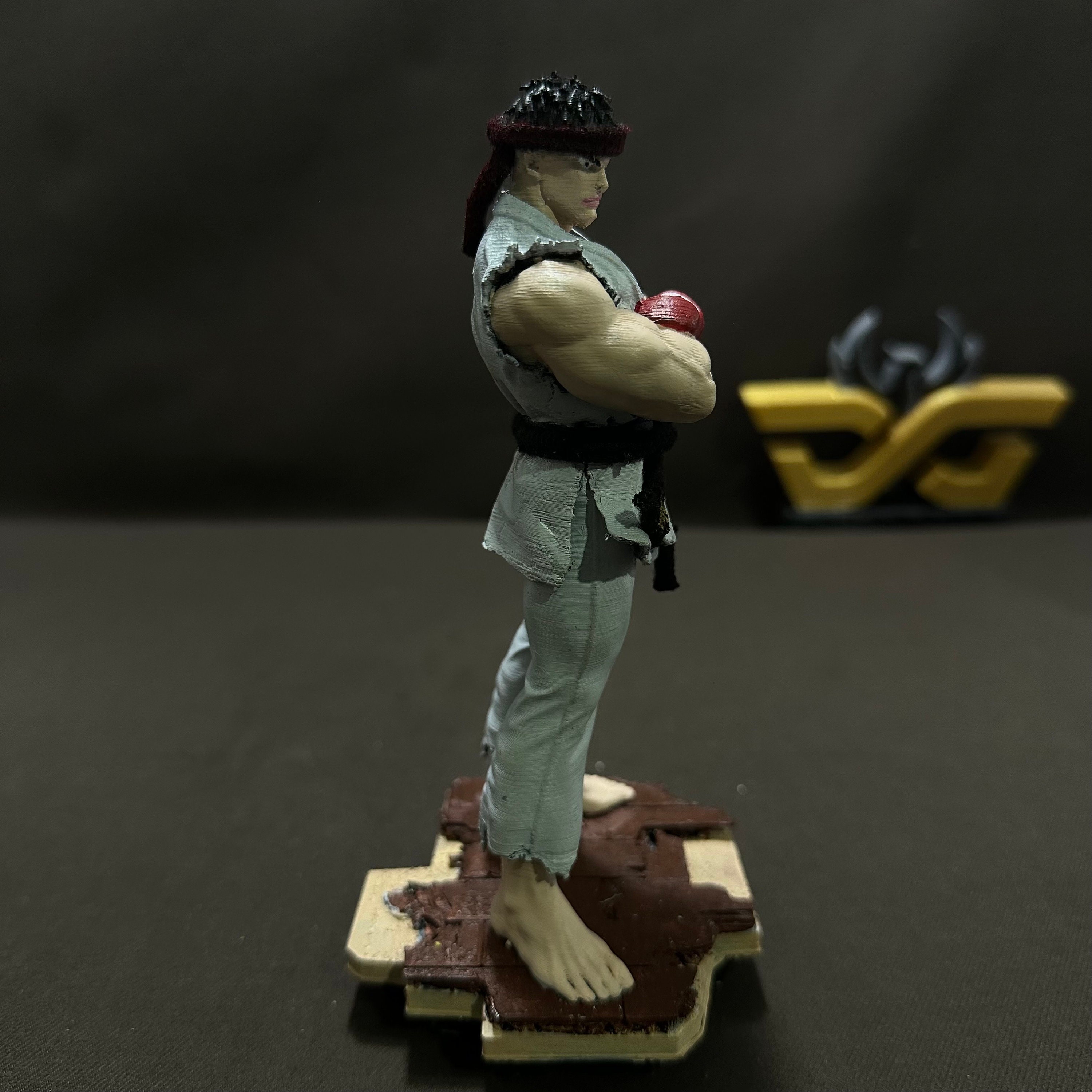 Handcrafted Tekken Ryu Figure Collectible Gaming Statue, High Quality ...