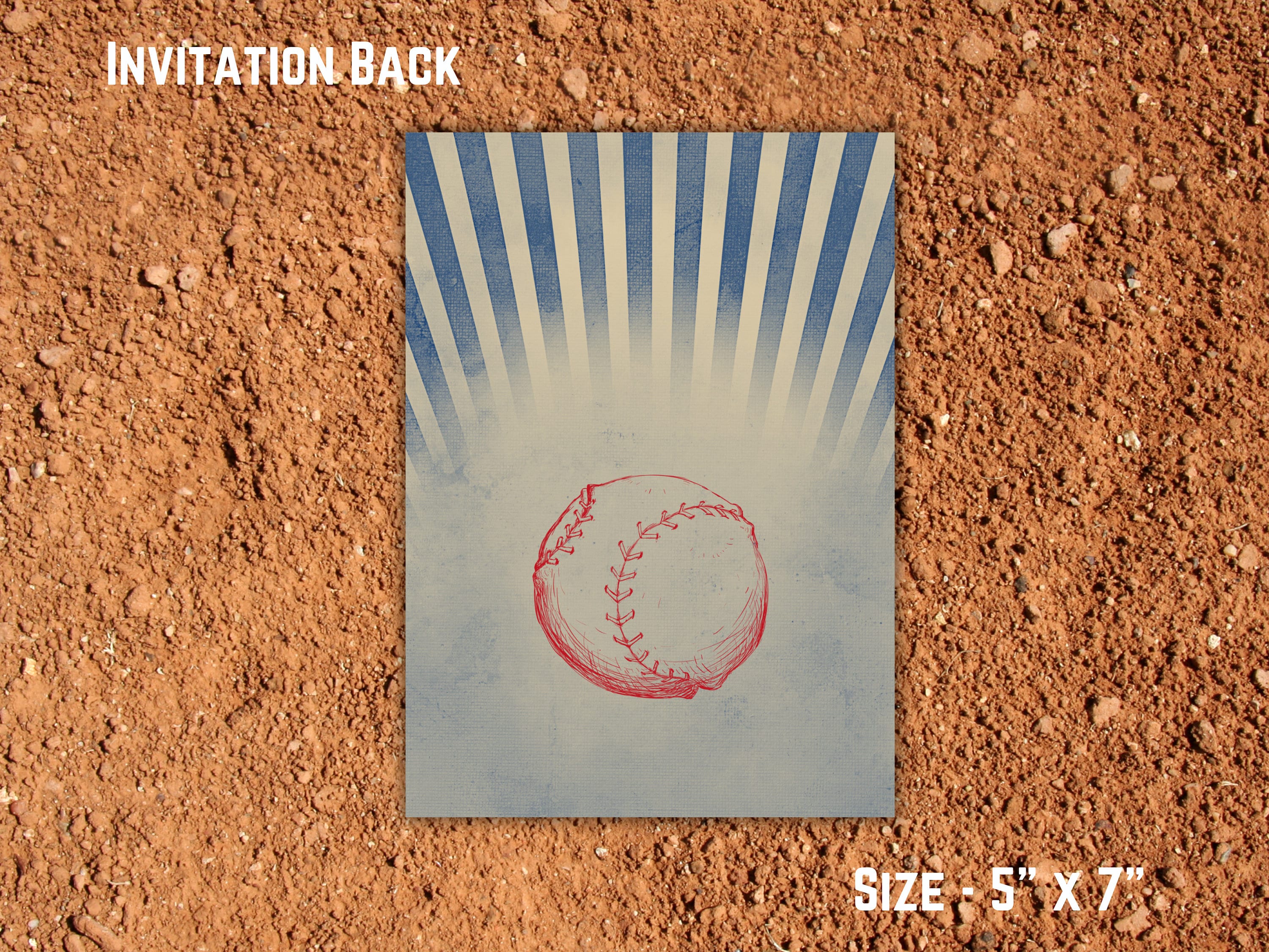 Editable Baseball Invitation Template! Digital Item for DIY ...