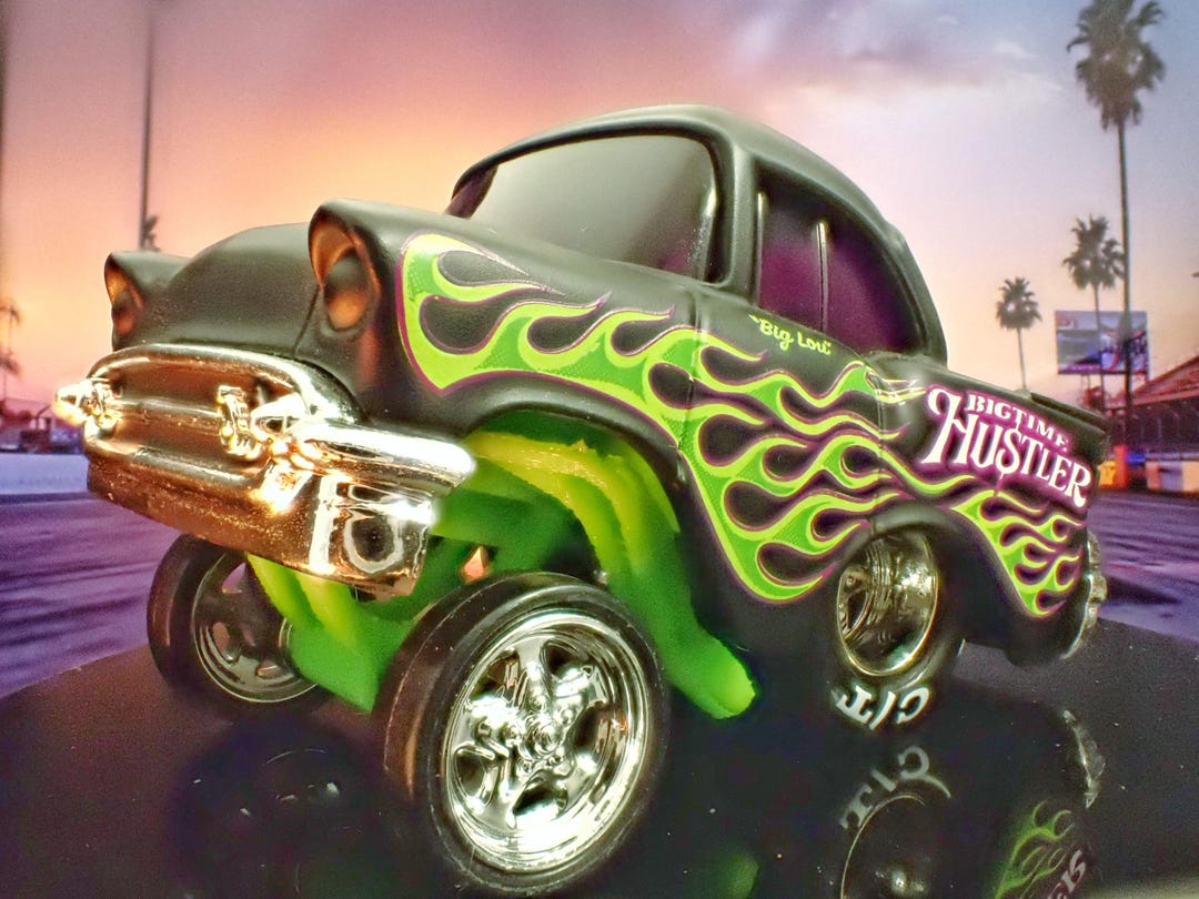 Custom Drag Race Frame "the Fontana" for Cartuned Diecast - Etsy