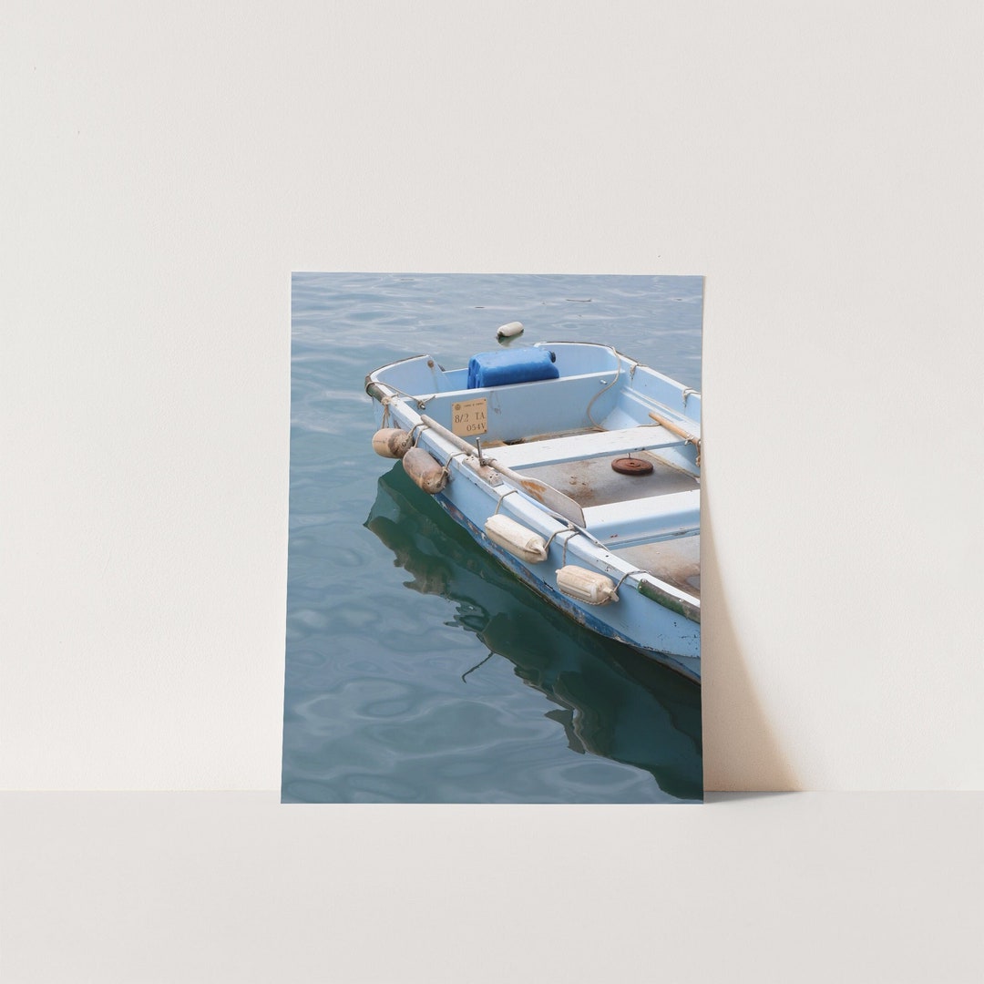 Camogli Boat, Summer in Italy Photography Print, Italy Wall Art - Etsy