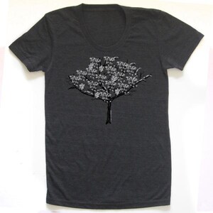 Women's Cherry Blossom Tree T-shirt, Tree Tee, Nature is Beautiful ...