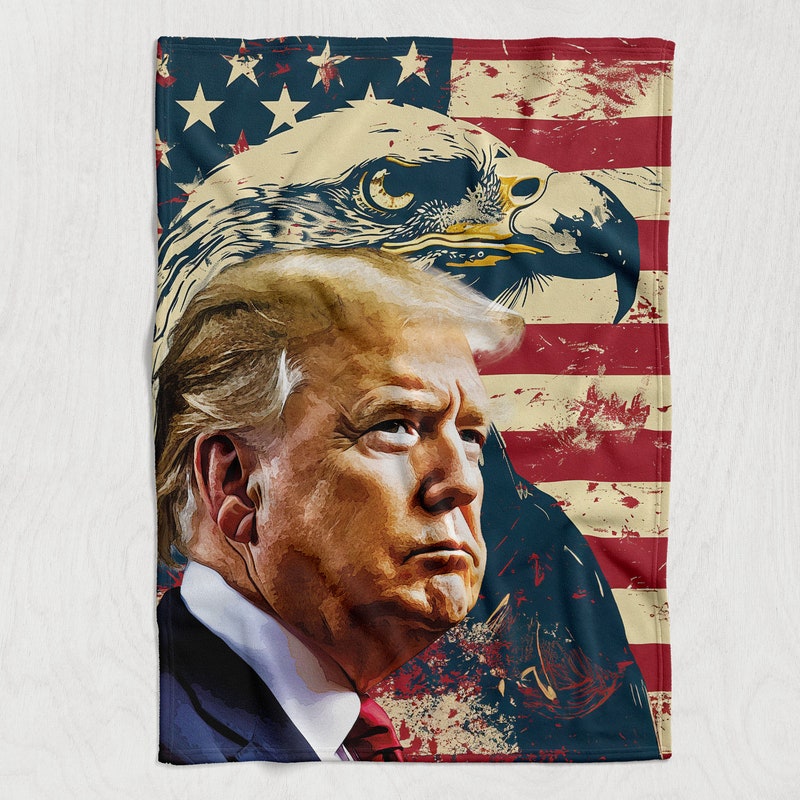 Trump Blanket - Etsy