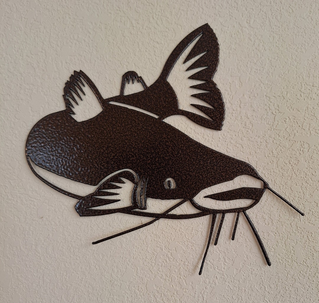 Catfish Metal Art - Etsy