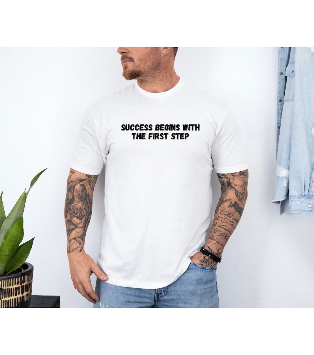 First Step to Success Tee, Path to Success Shirt, Success Starts Here T ...