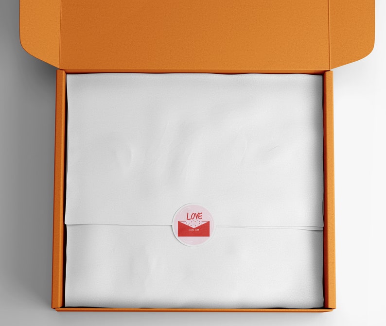 Made With Love Sticker, Made With Love Label, Packaging Sticker, Small ...