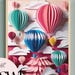 Hot Air Balloon Print: Quilled Paper Style Sky Wall Art - Etsy